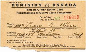 Rations and Recipes in Wartime - Elinor Florence